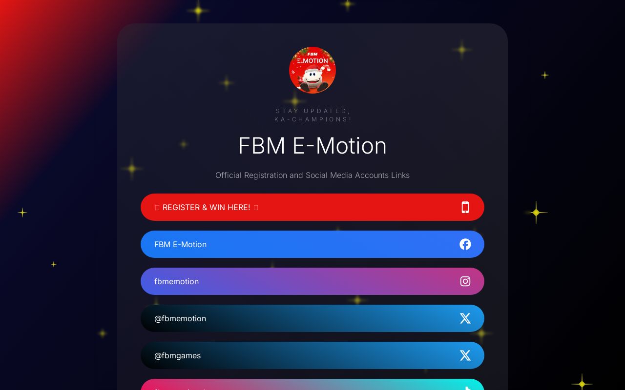 FBM E-Motion Offical Links
